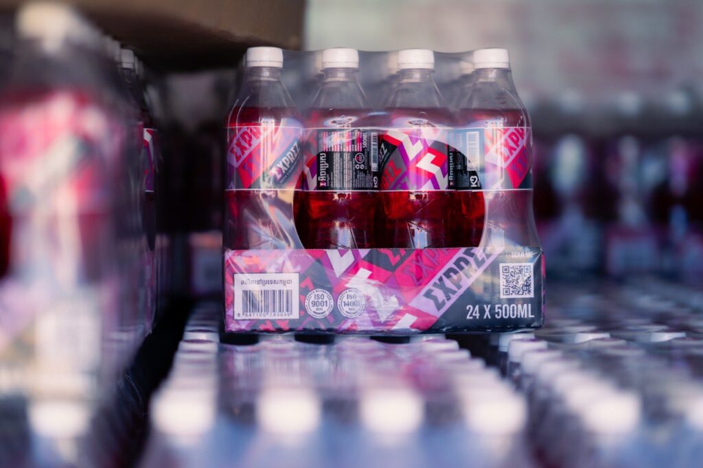 EXPREZ រសជាតិស្ត្រប៊ែរី ដបចំណុះ 500ml ឆ្ងាញ់ គុណភាពជឿជាក់ហ្មង